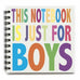 This Notebook Is Just For Boys Doodle Pad – The Chiswick Gift Company